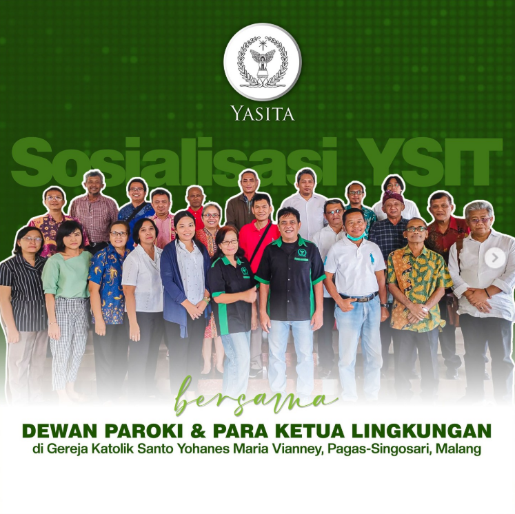 Bersama Dewan Paroki & Para Ketua Lingkungan - Yasita Indonesia